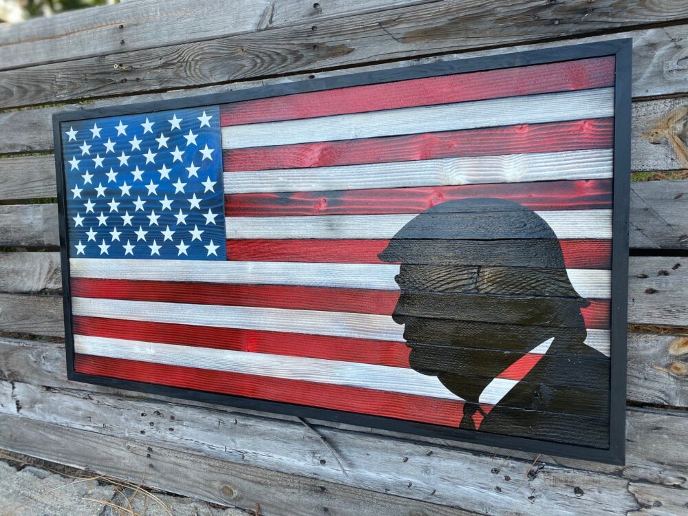 The TRUMP Collection – Your American Flag Store – Wood Flags – American ...