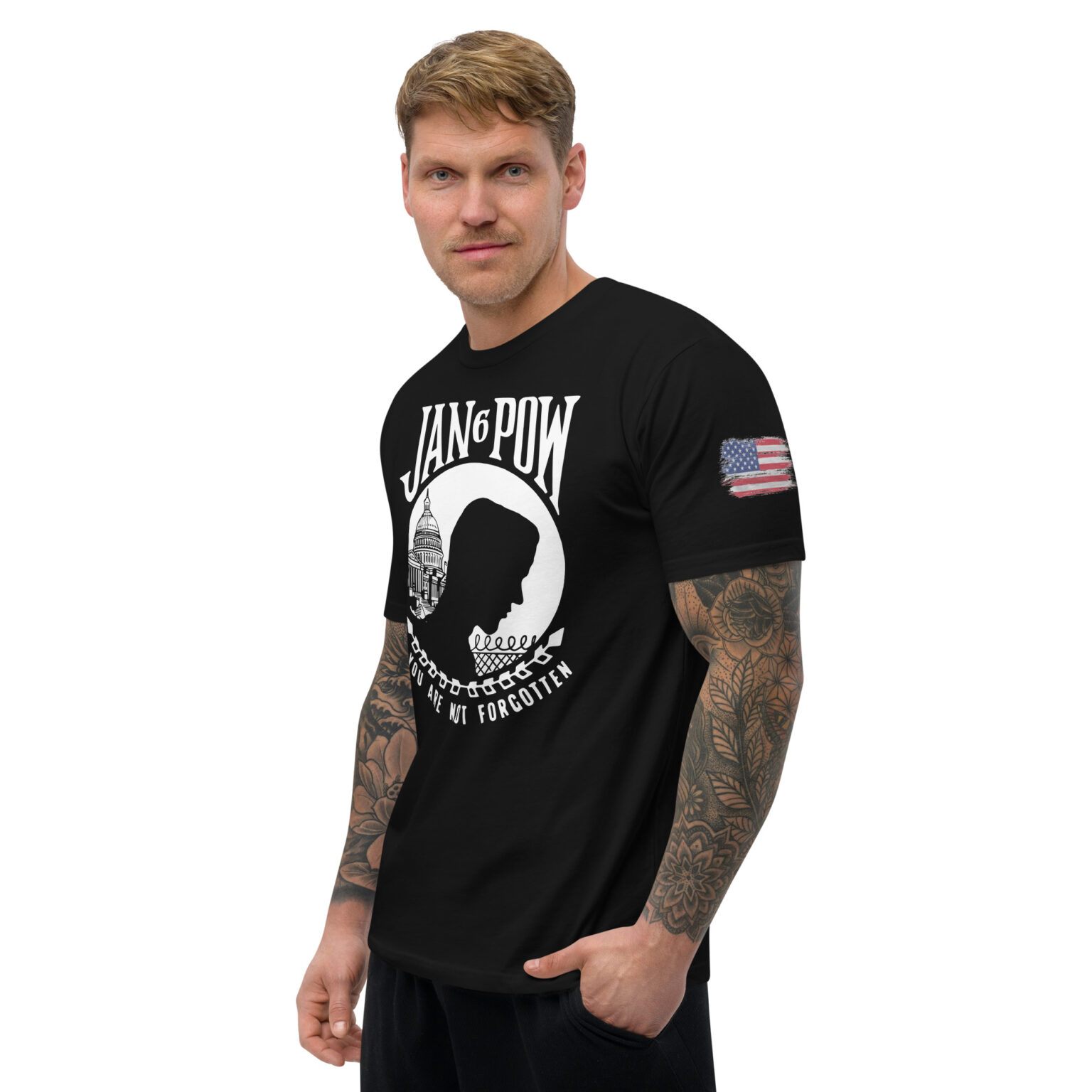 J6 POW T-shirt – Your American Flag Store – Wooden American Flags ...