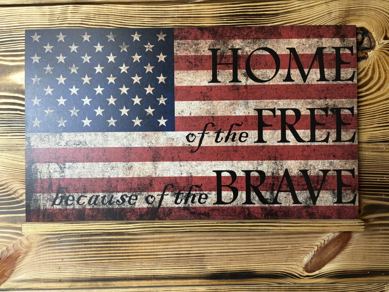 Home of the Free Prints – Your American Flag Store – Wooden American ...